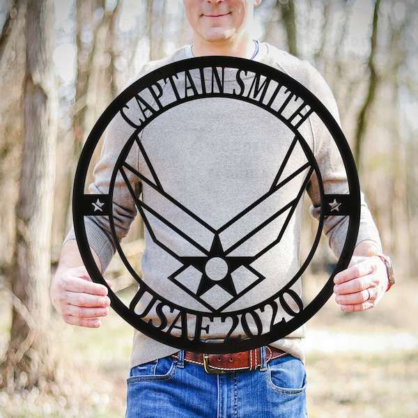 Air Force Metal Art - Etsy