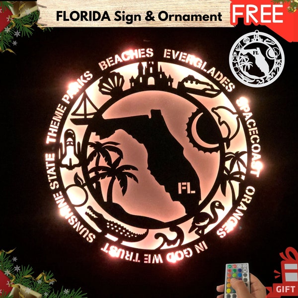 Florida State Neon Sign - Etsy