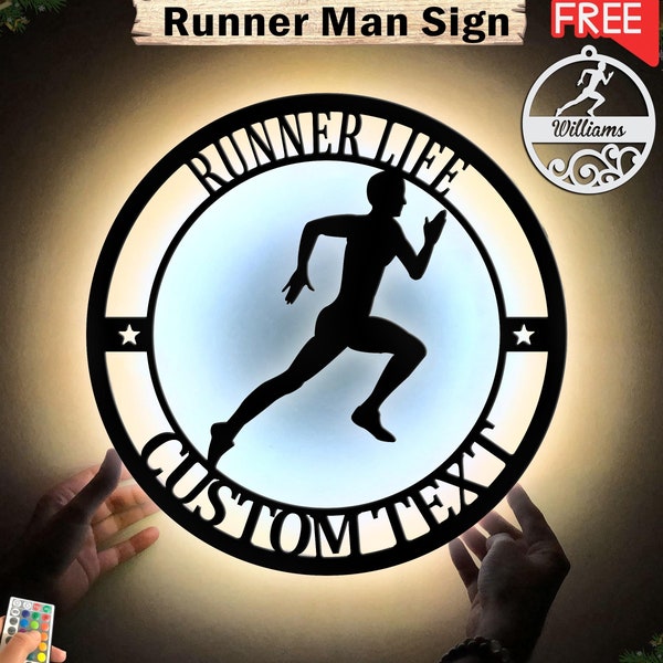 Runner Led Sign - Etsy