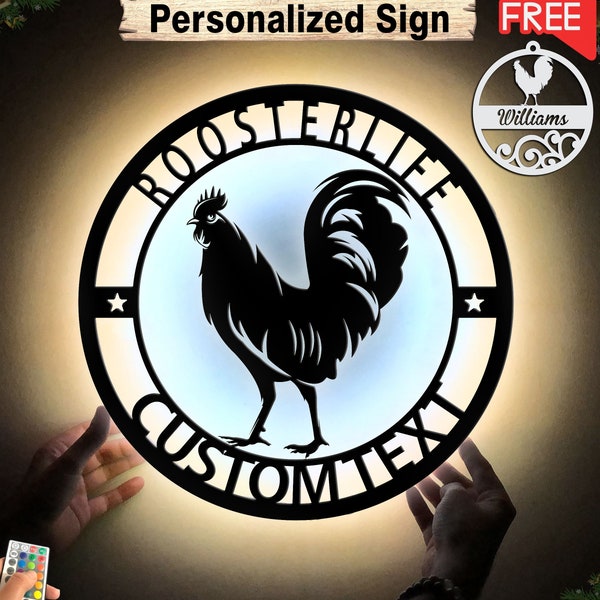 Metal Rooster - Etsy