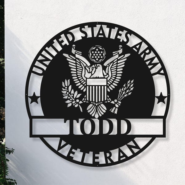 Military Metal Art - Etsy