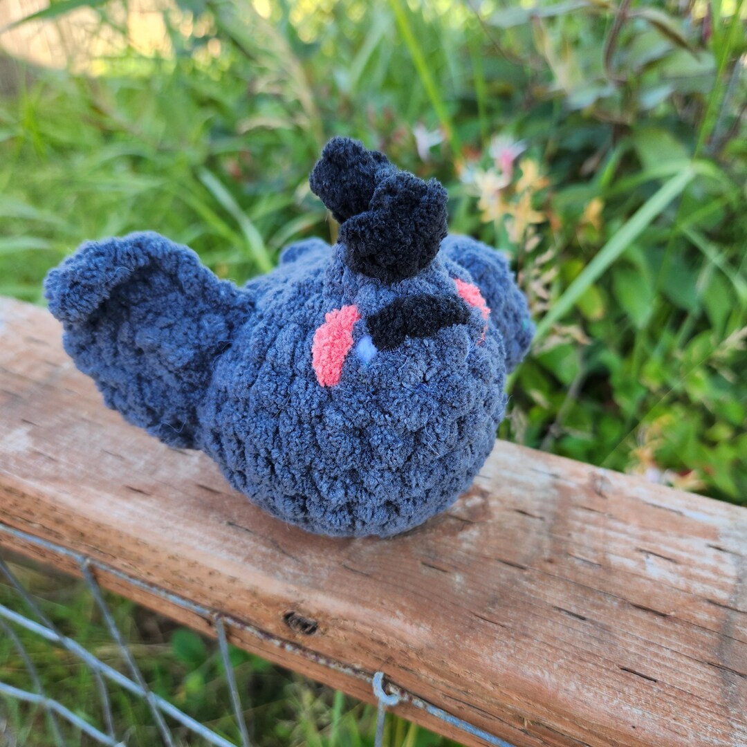 Vampire Chicken Crochet Plushie - Amigurumi - Etsy