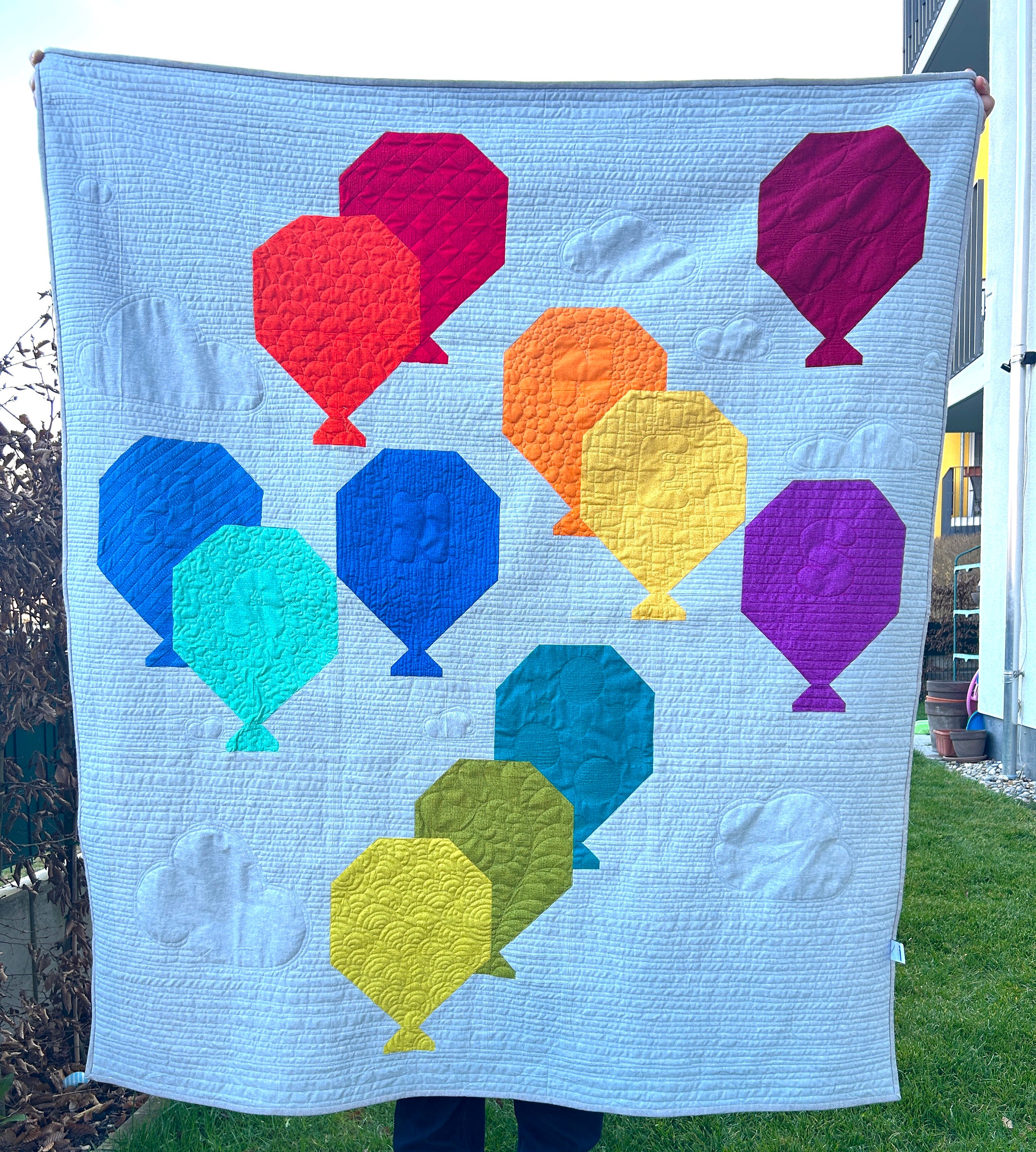 Happy Balloons Quilt (german Version) - Etsy
