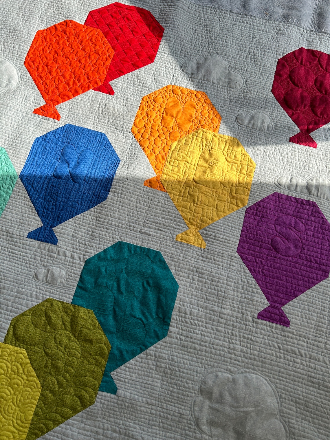 Happy Balloons Quilt (german Version) - Etsy