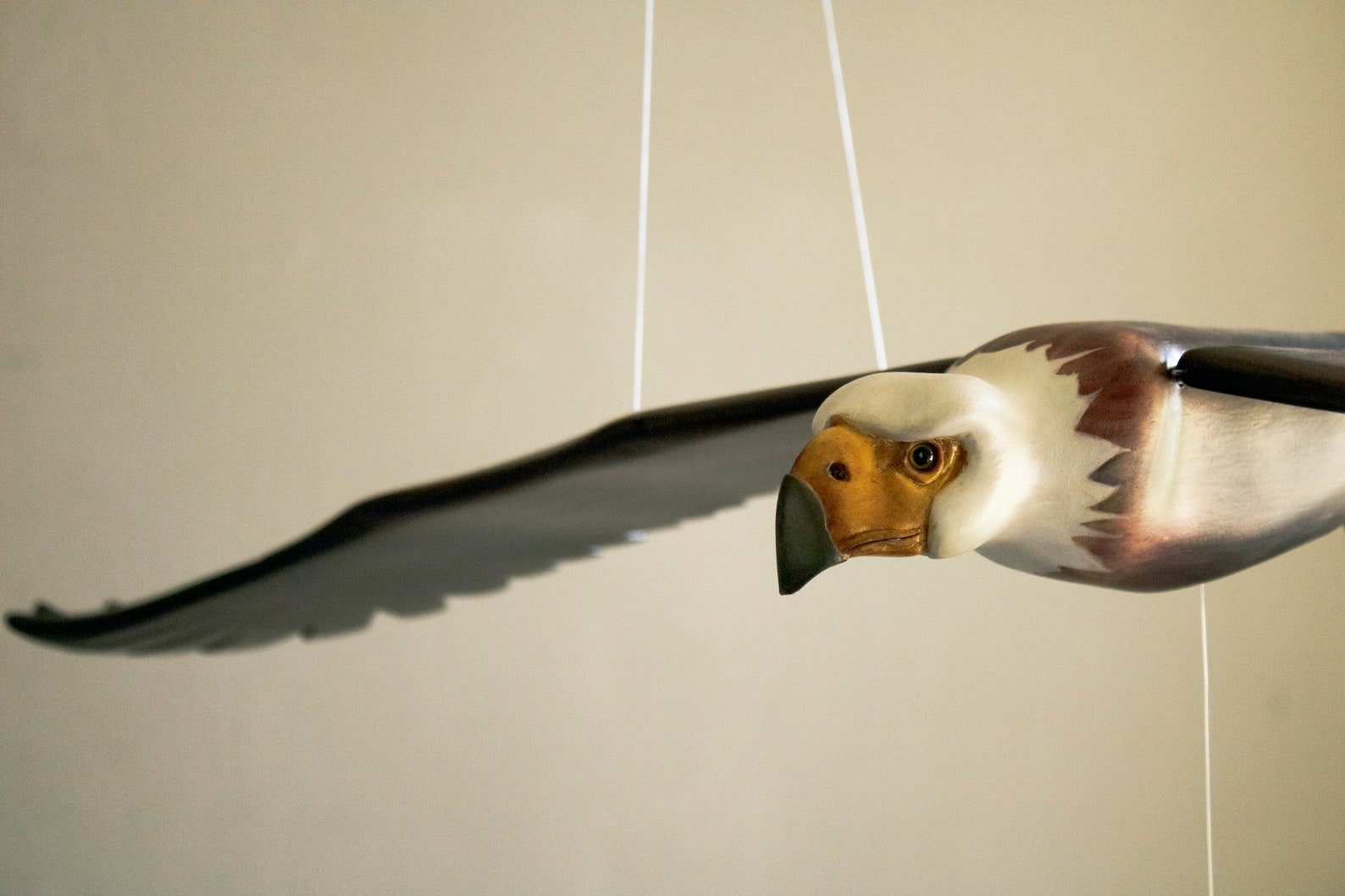 American Bald Eagle Mobile Bird Detailed Hand Carved Bald Eagle Bird ...