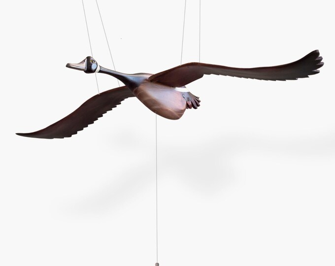 Wooden Flying Goose Mobile, Baby Shower, Unique Stylish Gift - Etsy