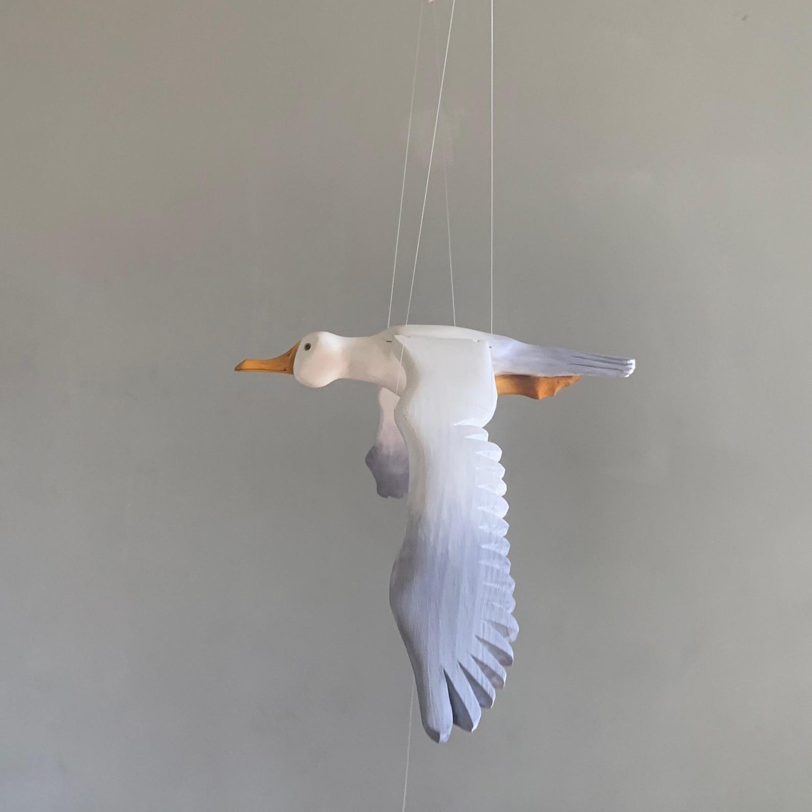 Seagull Handcrafted Seagull Wooden Mobile Perfect for Beach House Decor ...