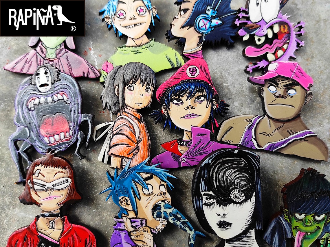 Custome Pin Hand Painted Personalized Pin Pin Anime Pin - Etsy