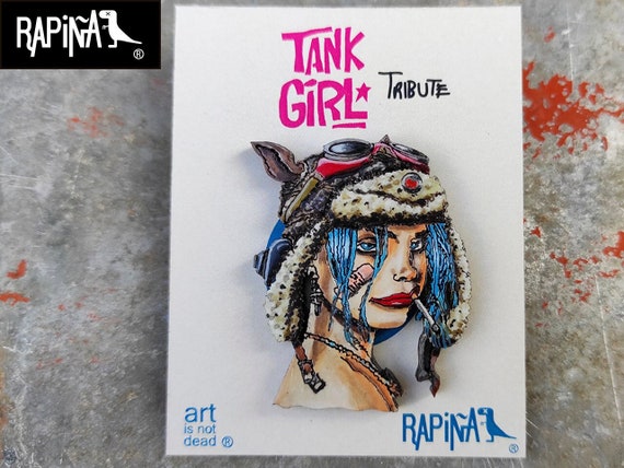 Tank Girl Pin Gorillaz Hand Painted by Mexican Artists - Etsy