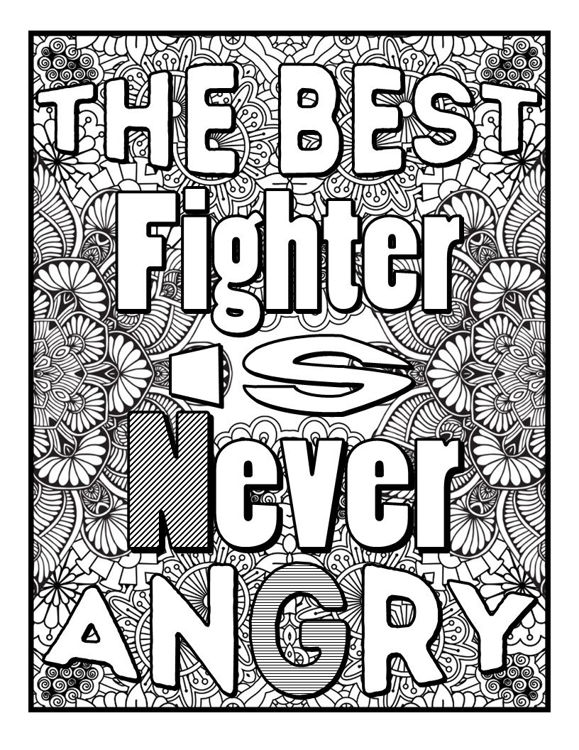 Inspirational Quotes: an Adult Coloring Book With Motivational Sayings ...