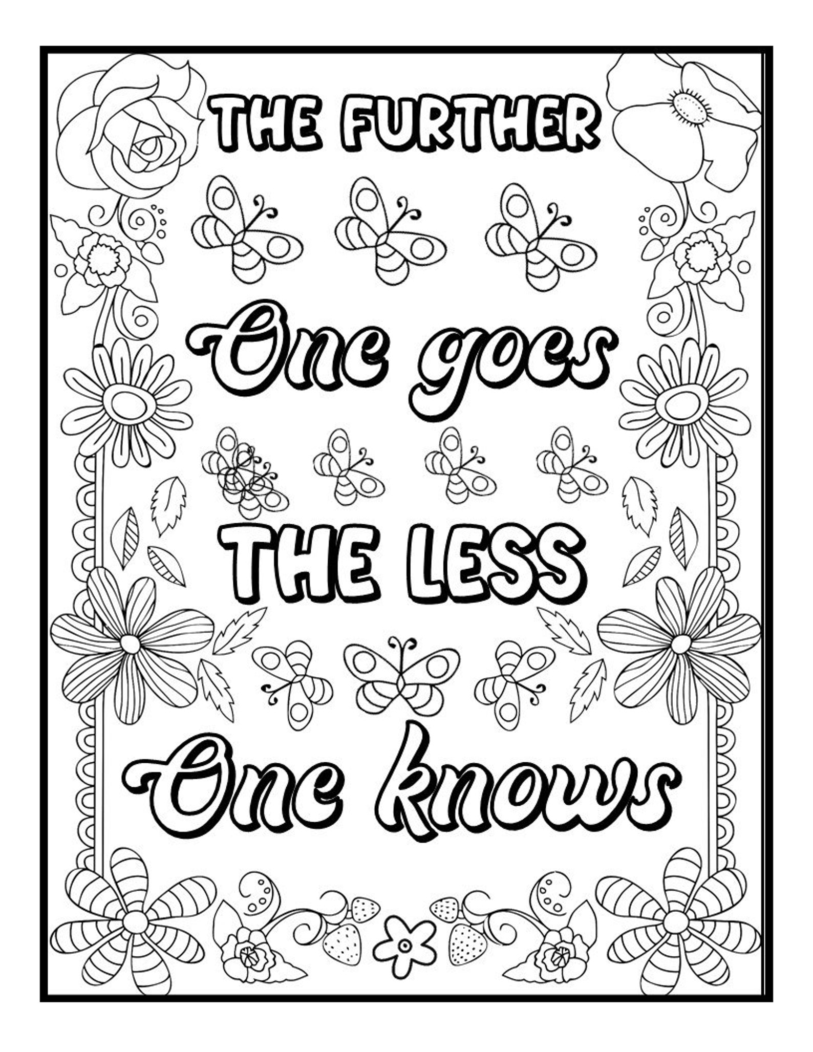 Inspirational Quotes: an Adult Coloring Book With Motivational Sayings ...