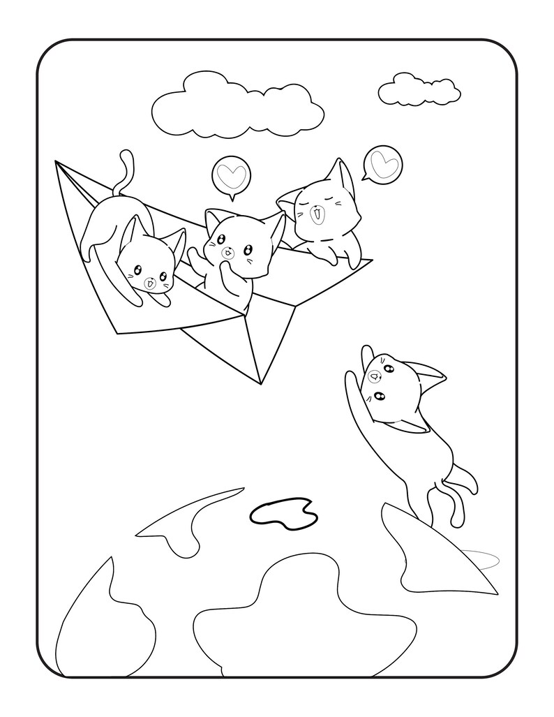 Printable Airplane Coloring Pages for Kids - Etsy
