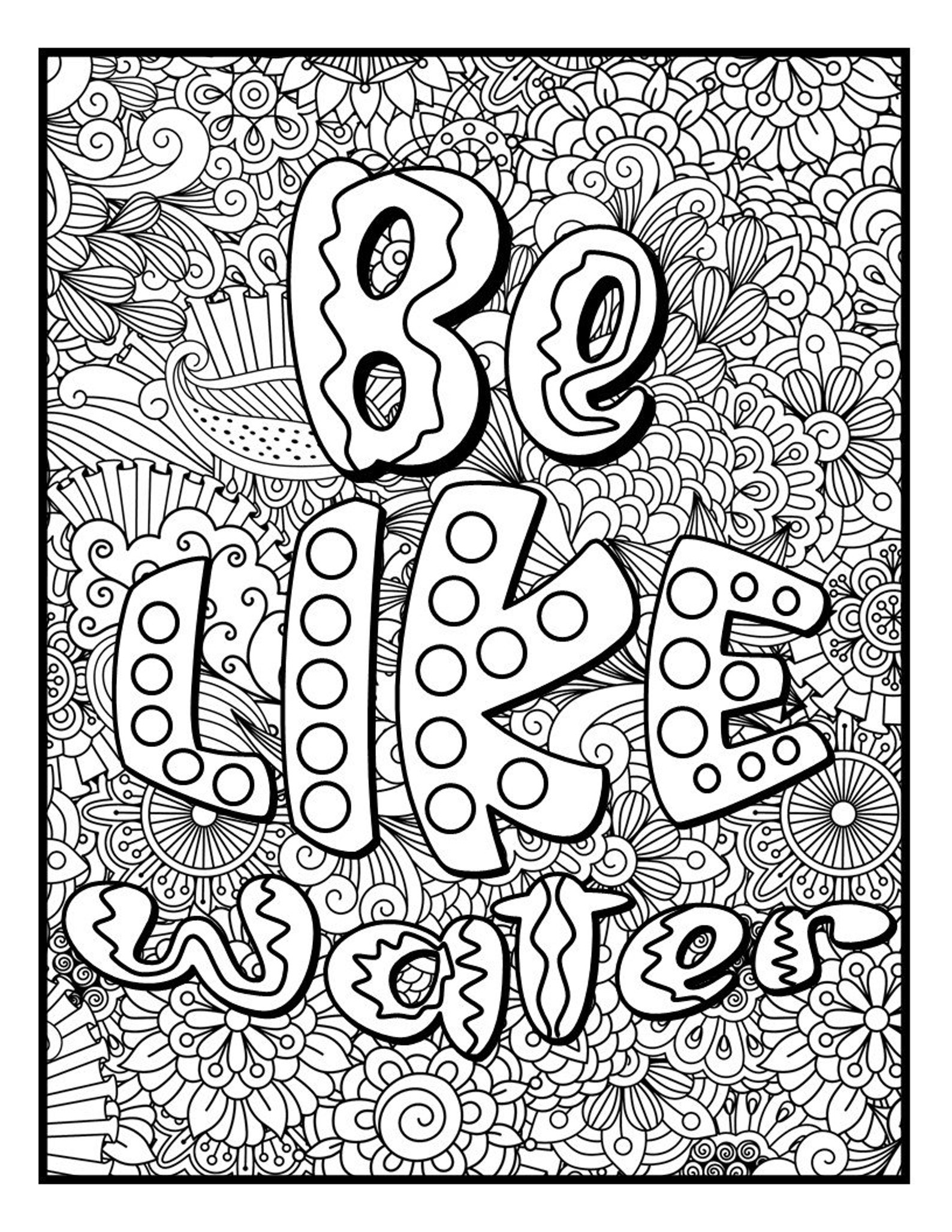 Inspirational Quotes: an Adult Coloring Book With Motivational Sayings ...