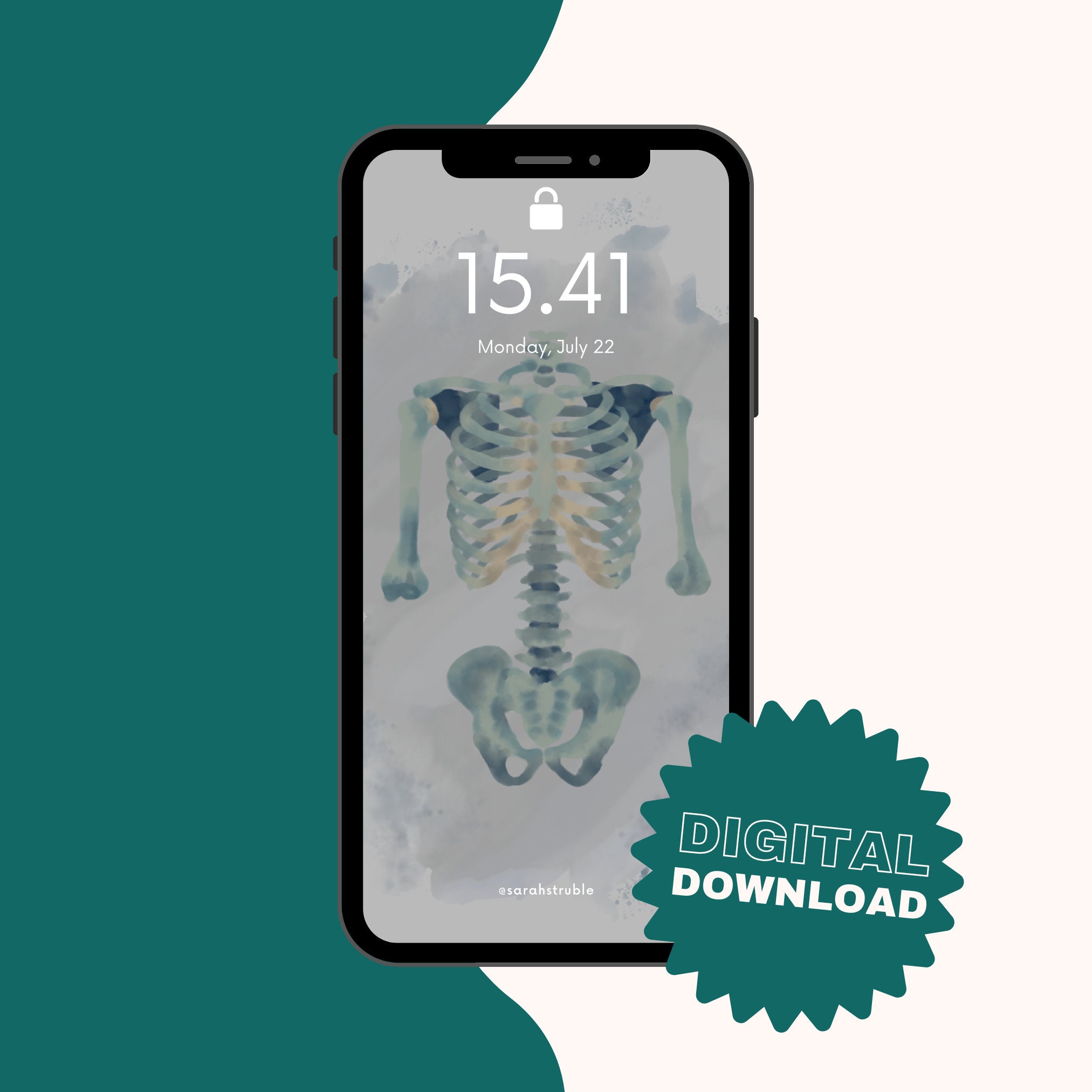 Anatomy Art, Human Body, Medical Art Print/iphone Wallpaper Lock Screen ...