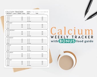 Low Sodium Diet Grocery List Weekly Tracker A4 & US Letter - Etsy