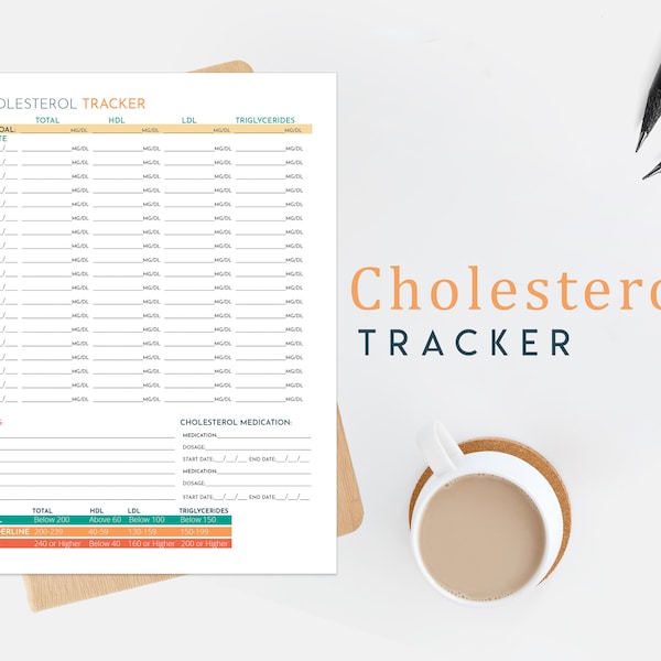 Cholesterol Tracker - Etsy
