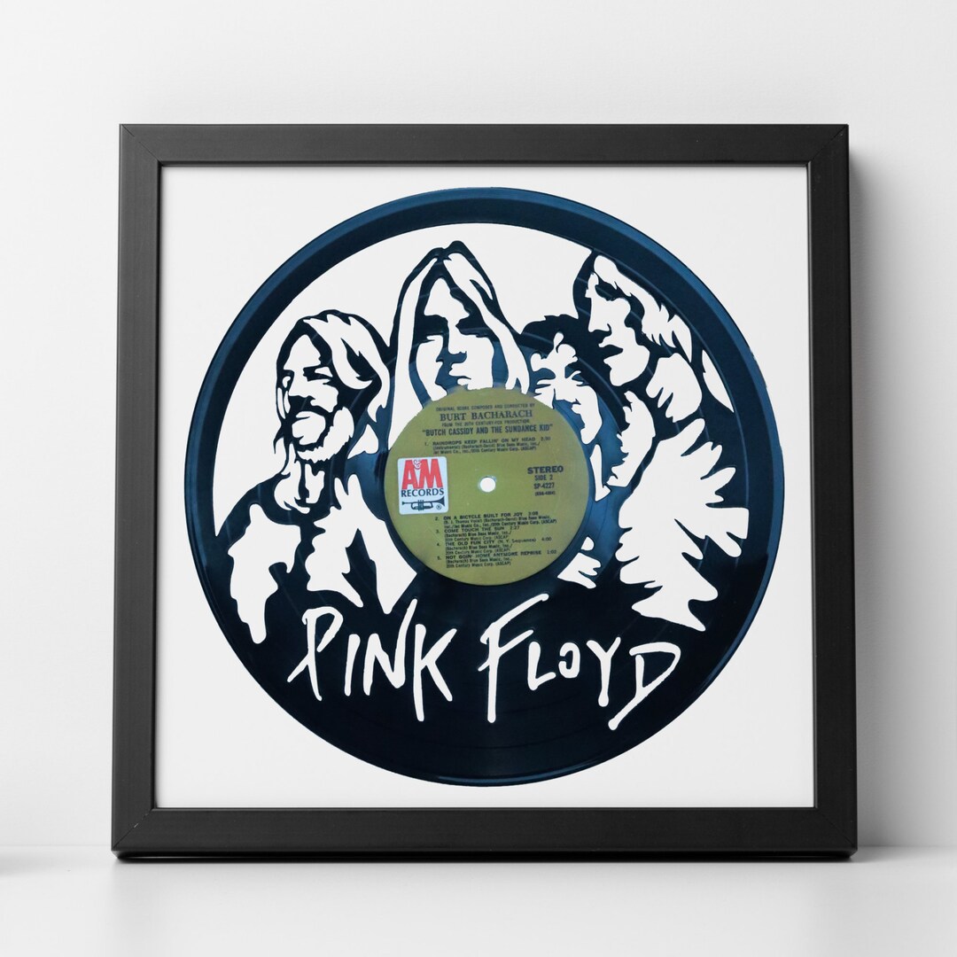 Pink Floyd 2 - Carved Vinyl Record Art | Wall Art | Room Decor | Office ...