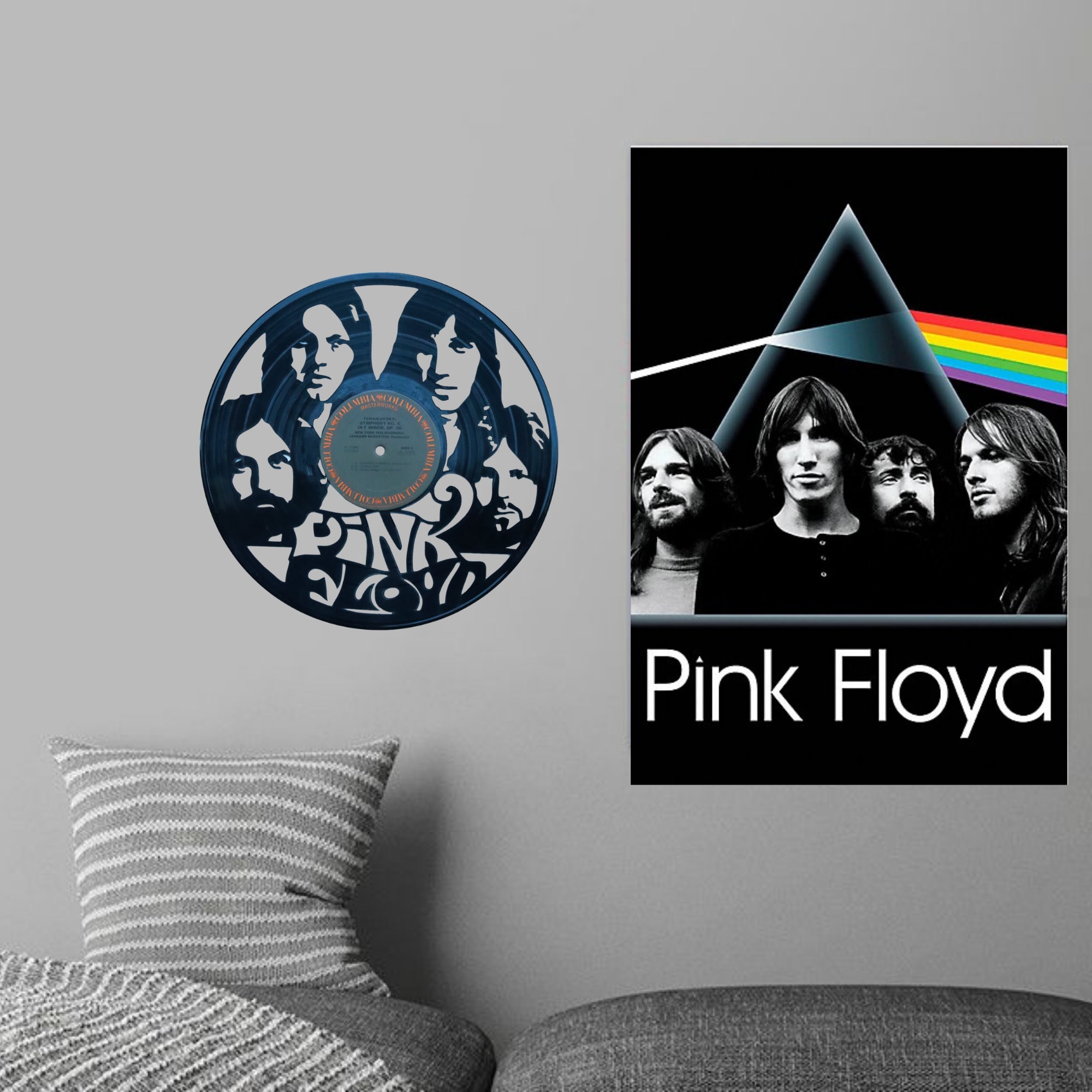 Pink Floyd 4 - Carved Vinyl Record Art | Wall Art | Room Decor | Office ...