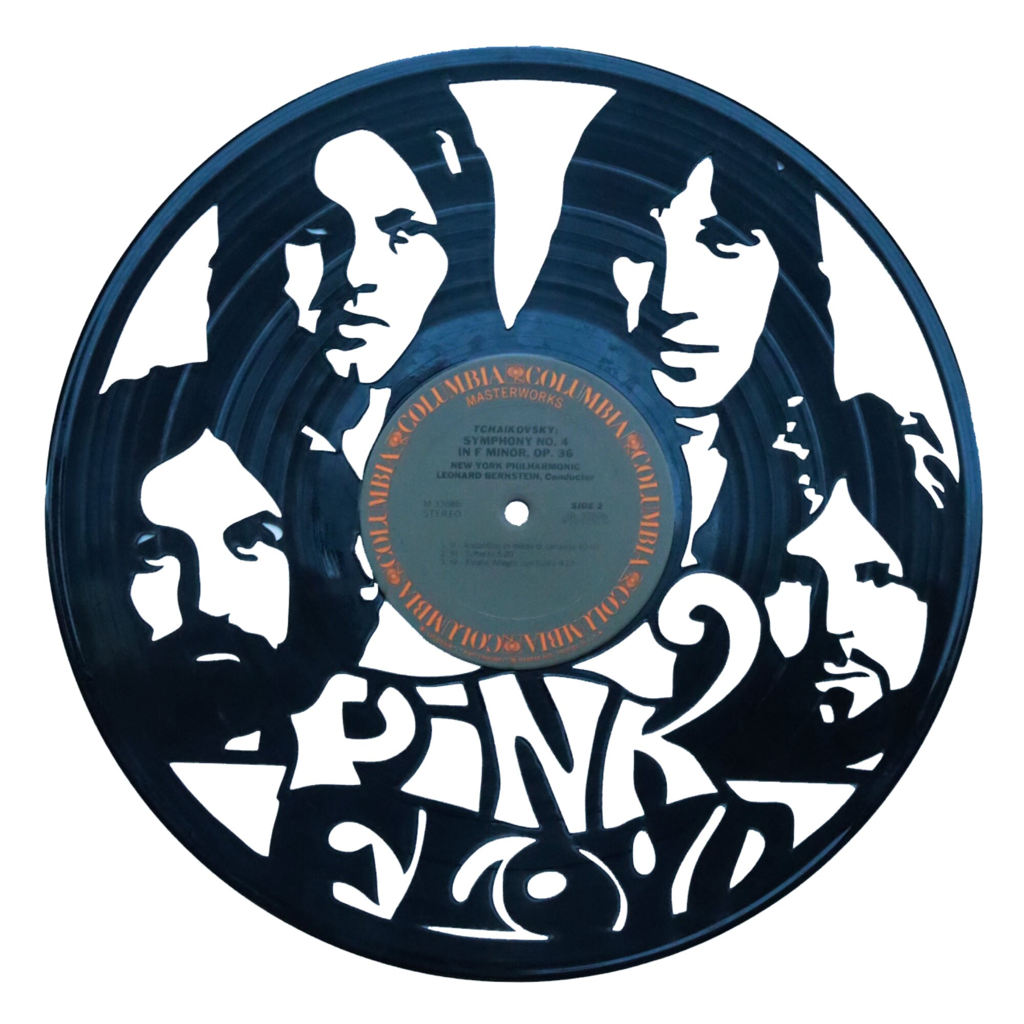 Pink Floyd 4 - Carved Vinyl Record Art | Wall Art | Room Decor | Office ...