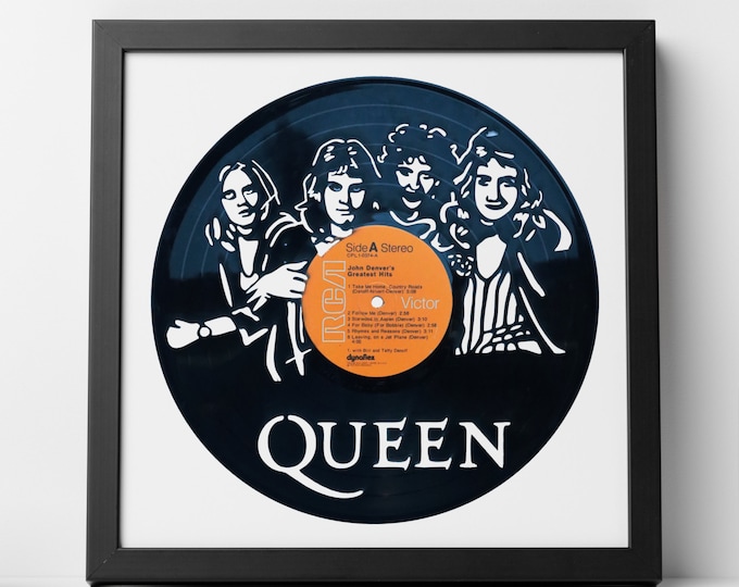 Queen Vinyl Record Art - Etsy