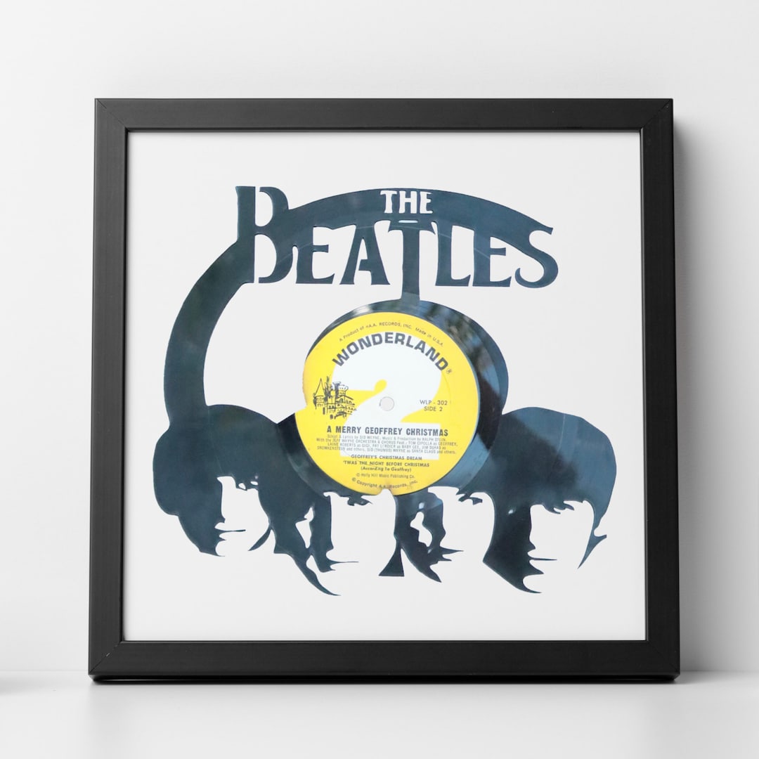The Beatles 7 - Carved Vinyl Record Art | Wall Art | Room Decor ...