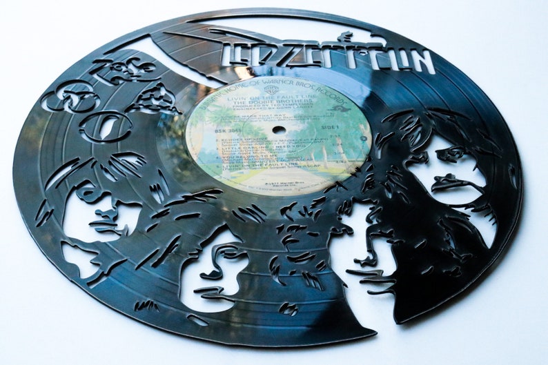 Led Zeppelin 2 - Carved Vinyl Record Art | Wall Art | Room Decor ...