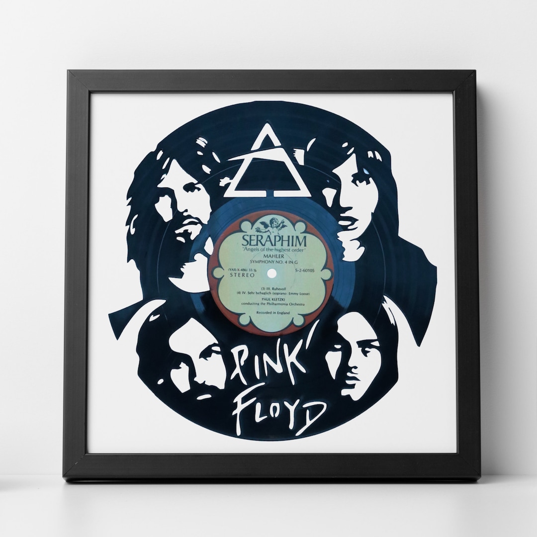Pink Floyd 3 - Carved Vinyl Record Art | Wall Art | Room Decor | Office ...