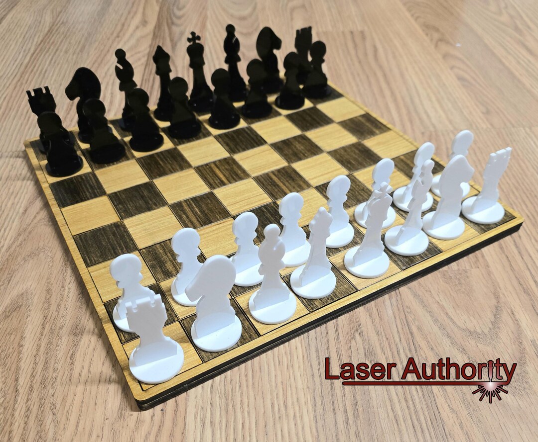 2D Chess Pieces, Laser Engraving and Cutting File, Instant Download - Etsy