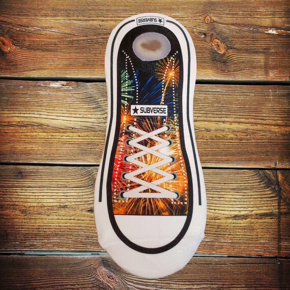 Fireworks Sneaker Shoe No Show Socks PNG JPG Sublimation | Etsy