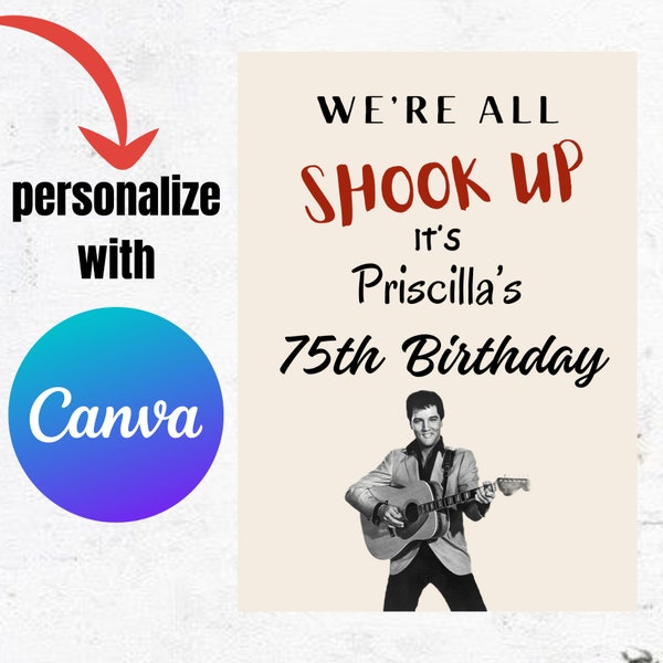 Elvis Party - Etsy