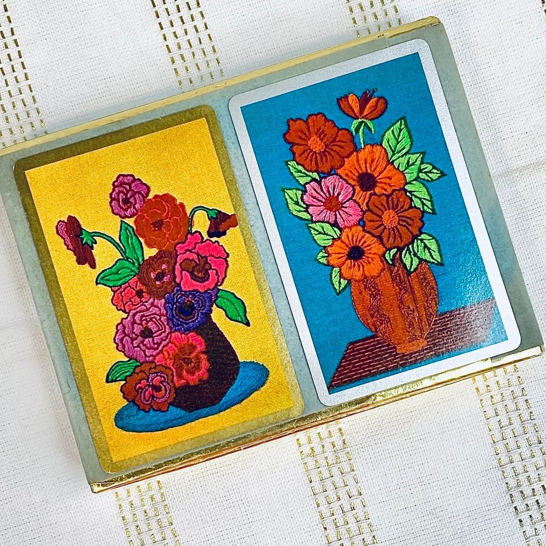 Vintage Congress Cel-u-tone Finish Playing Cards With Bright ...