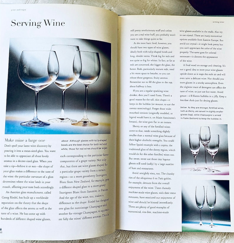 Vintage Guide to Wine Hardback Book, Reference Book for Wine and Wine ...