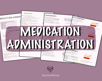 Pharmacology Template for Nursing School Pharmacology Notes - Etsy