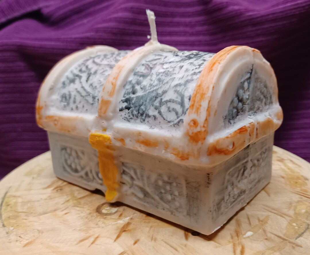 Pirate Treasure Chest Charm Candle - Etsy