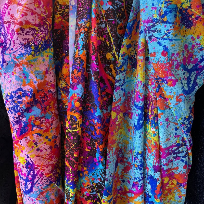Splatter Fabric - Etsy