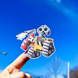 Wall-e Sticker, Walle Sticker, Disney Wall-e Funny Sticker, Disneyland ...