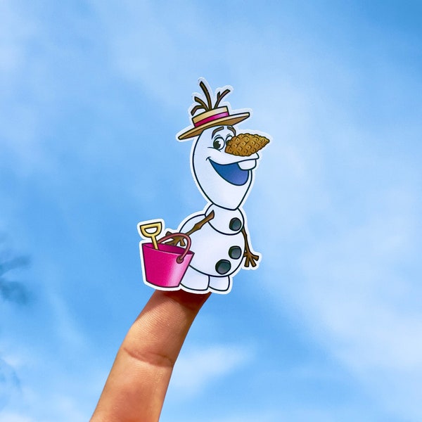 Olaf Sticker - Etsy