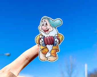 Set of Snow White & Seven Dwarfs Stickers Disney Set of Snow - Etsy