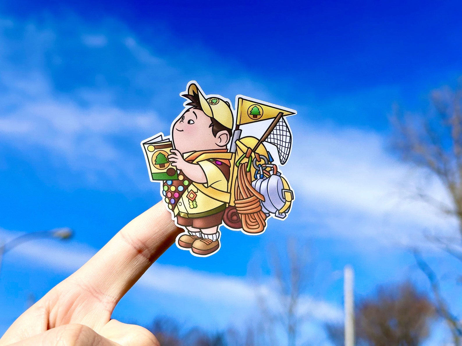 Russell 'UP' Waterproof Sticker, Wilderness Explorer Sticker - Etsy
