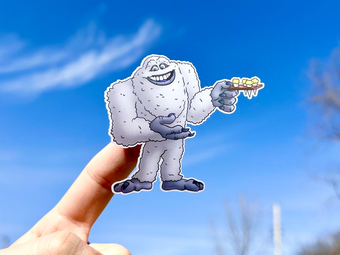 Abominable Snowman Holding Yellow Snow Cones Banished From Monsters Inc ...