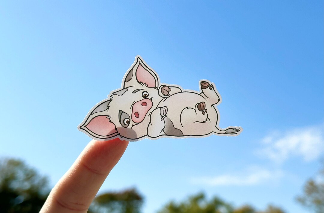 Pua Sticker, Moana Pig Sticker, Moana Pua Sticker, Moana Sticker ...