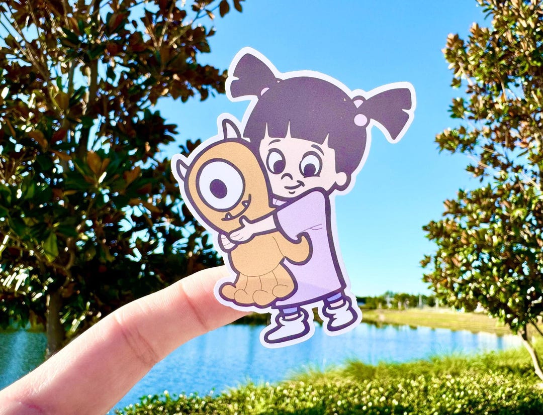 Boo Monsters Inc Sticker, Boo From Monsters Inc, Disney Boo Sticker ...