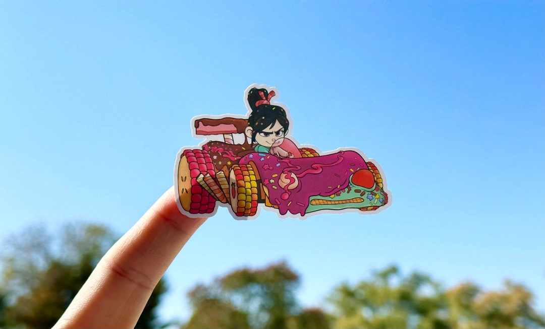Vanellope Von Schweetz Sticker: Wreck-it Ralph Candy Car - Waterproof ...
