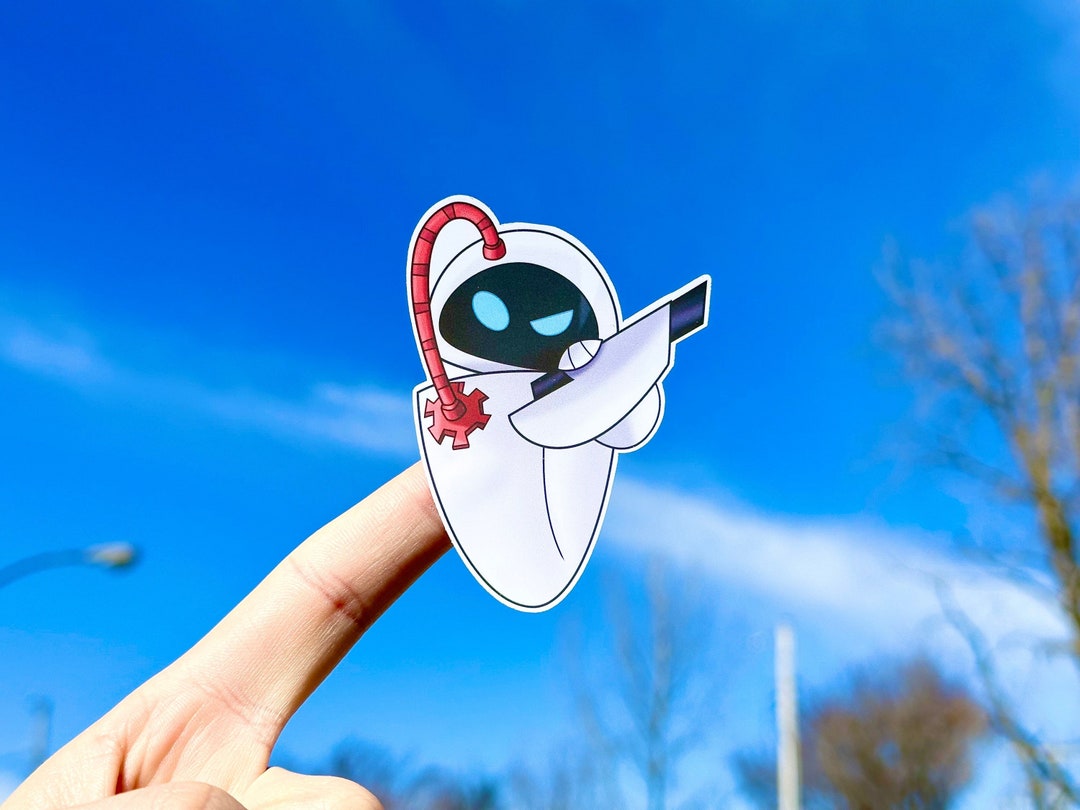 Wall-e Sticker, Eve Sticker, Disney Wall-e and Eve Sticker, Disneyland ...