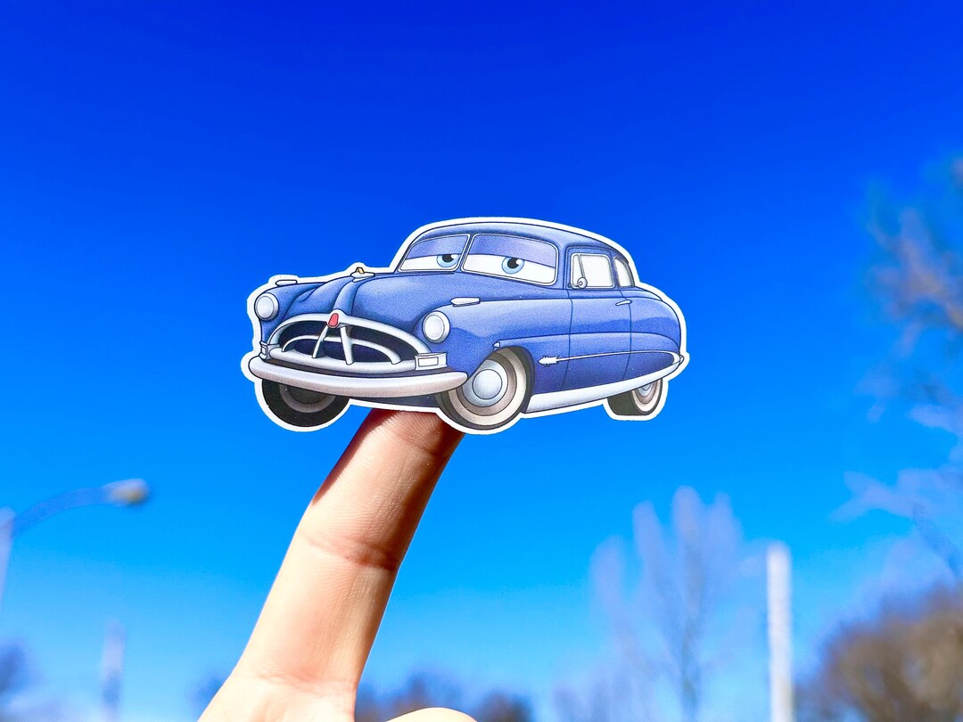 Doc Cars Sticker, Disney's Cars Sticker, Disneyland Sticker, Sticker ...