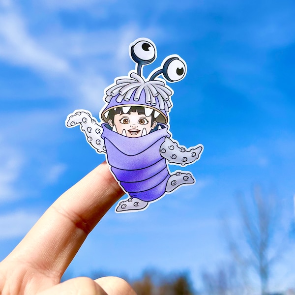 Boo Monster Inc Sticker - Etsy