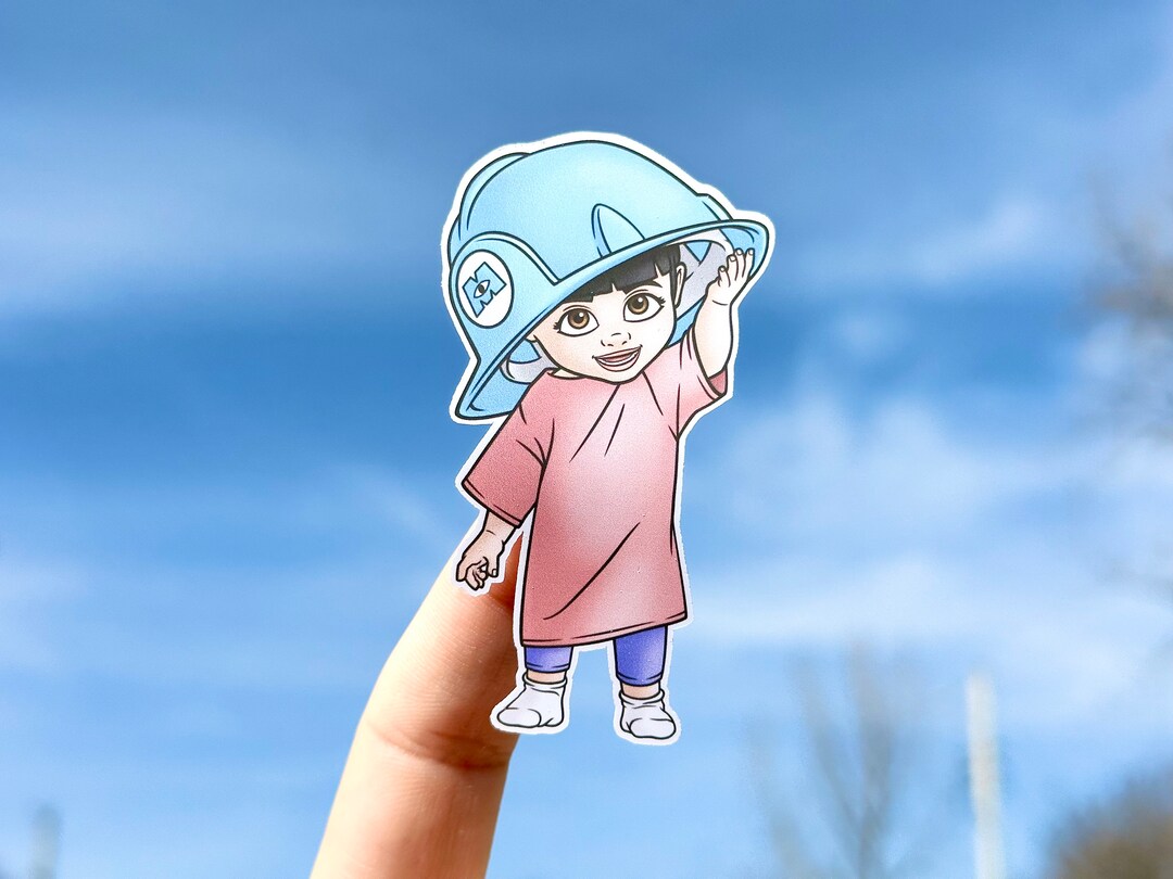 Boo Monsters Inc Hat Sticker, Boo From Monsters Inc, Disney Boo Sticker ...