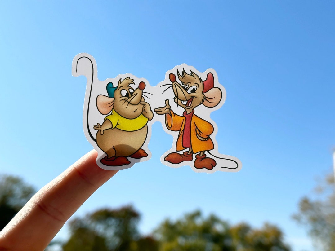 Jaq Jaq and Gus Gus Sticker, Cinderella Sticker, Jaq Jaq Sticker ...