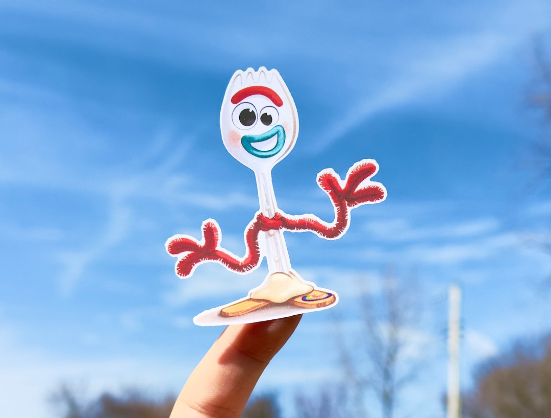 Forky Smiling Sticker, Toy Story 4 Disney, Waterproof - Etsy