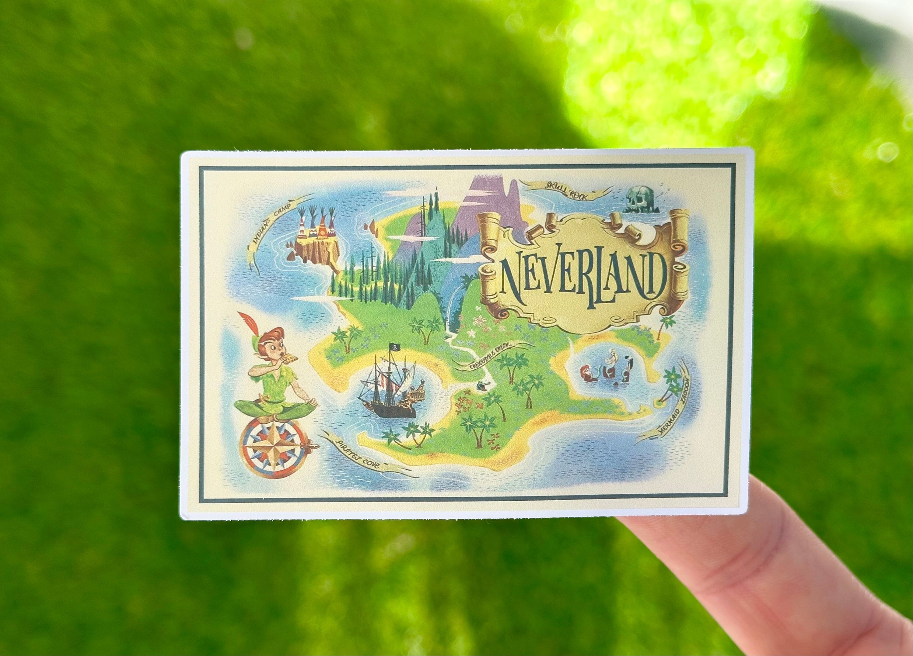 Peter Pan Neverland Map Disney